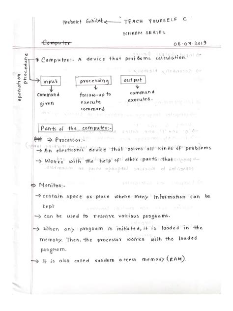 C Programming Notes Part 1 Pdf