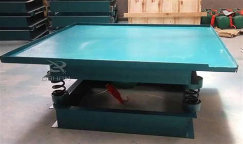 Vibration Platform Product Overview With Standard Model Model List Dahan Vibration Machinery