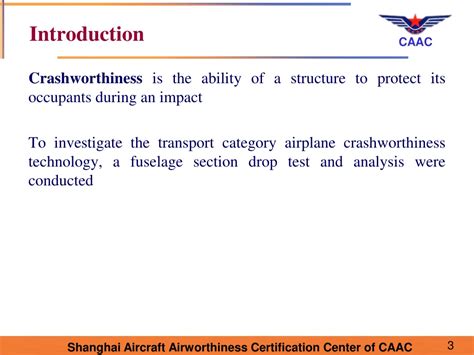 Ppt Fuselage Section Crashworthiness Test And Analysis Powerpoint Presentation Id9393727