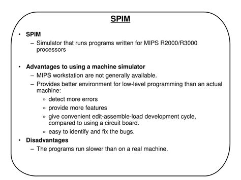 Ppt Spim Simulator Powerpoint Presentation Free Download Id5841008