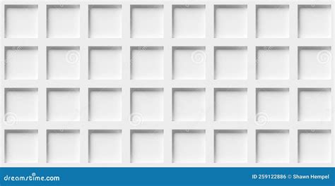 Inset White Diagonal Rectangle Cube Boxes Block Background Wallpaper Banner Template Royalty