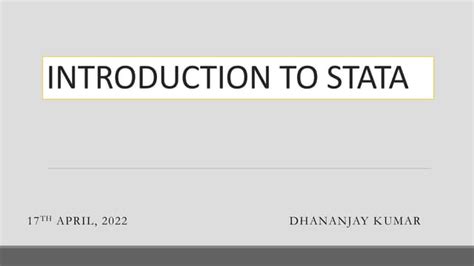 introduction to stata pptx programming languages computing