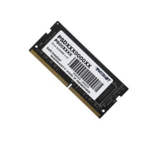 Memoria Notebook Ddr4 8gb 3200mhz 1 2v Patriot Signature Psd48g320081s