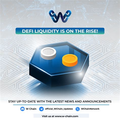 Defi Liquidity Blockchain Innovation Technology Fintech Wchain