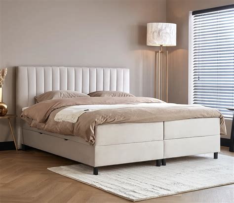 Boxspring Met Opbergruimte Wanda Beige Beddenscout24