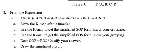 SOLVED Figure F A B C D From The Expression F ABCD ABCD ABCD ABCD ABCD