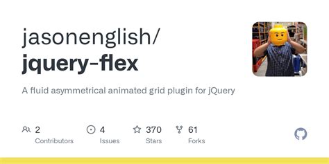 github jasonenglish jquery flex a fluid asymmetrical animated grid