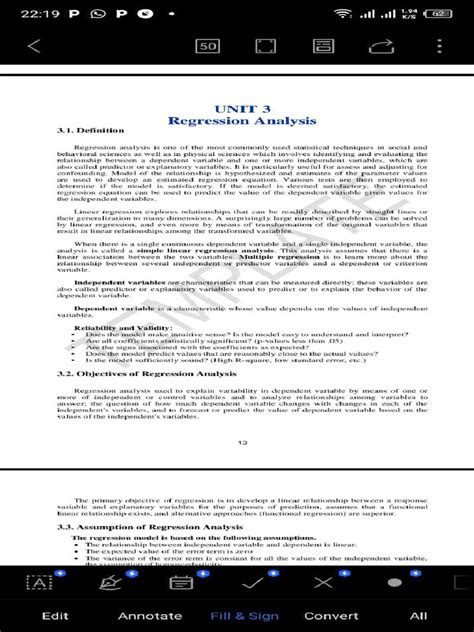 Regression Pdf Linear Regression Dependent And Independent Variables