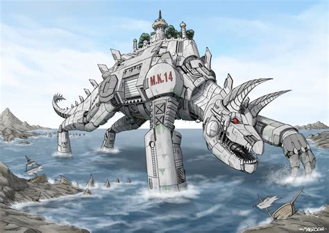 Mecha Tarrasque The Thing That Makes Gods Cry In Fear R Bossfight