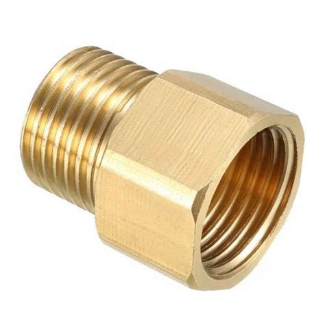 Adapters Golden Brass Female Connector For Industrial Size 2 Inch At