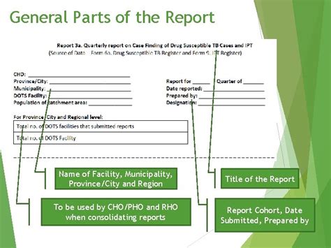 Th Edition NTP MANUAL OF PROCEDURES Reporting