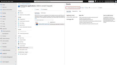 microsoft entra id admin consent workflow for secure application