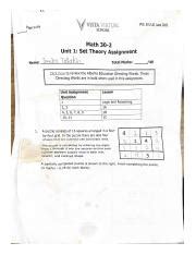 Unit Set Theory Assignment Pdf Course Hero