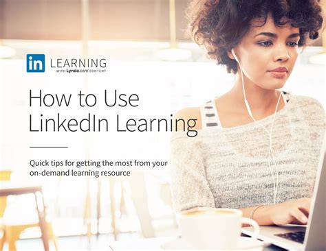 How To Use Linkedin Learning Pdf