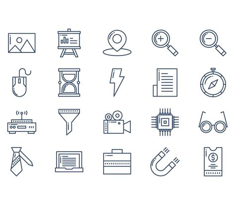 user interface basic ui icon set web icon 11666339 vector art at vecteezy