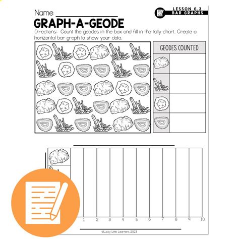 Lucky To Learn Math Lesson 63 Read And Create Horizontal Bar Graphs Independent Practice