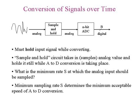 Analogdigital Conversion Interfacing A Microprocessorbased System To The