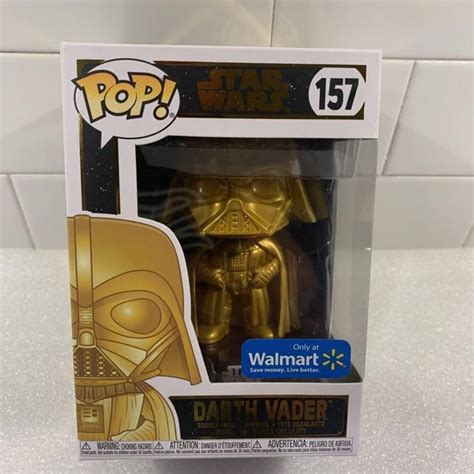 Authentic Darth Vader Gold Funko Pop Whatnot
