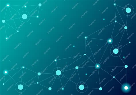 Premium Vector Abstract Social Network Illustration With Polygonal