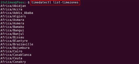 How To Set Or Change The Time Zone In Linux Its Linux FOSS