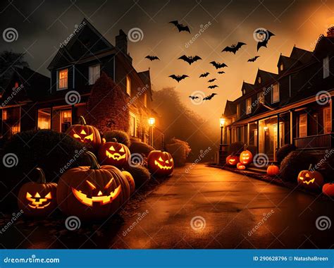 Halloween Cinematic UHD K Spooky Movie Stock Illustration Illustration Of Ghosts Zombies