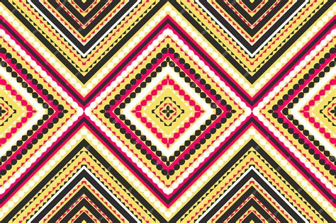 Premium Vector Seamless Design Pattern Traditional Geometric Zigzag