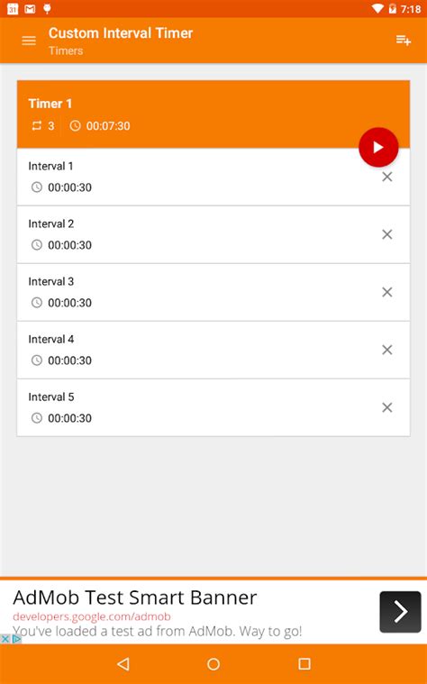 Custom Interval Timer Android Apps On Google Play