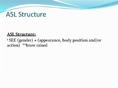 Intensive First Year American Sign Language ASL 134