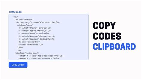 How To Copy Text To The Clipboard In Html Css And Javascript