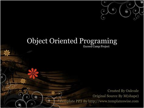 Ppt Object Oriented Programing Powerpoint Presentation Free Download