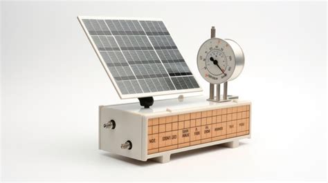 weather monitoring device on white background premium ai generated image