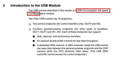 Why In Some Ti Document Full Speed On Chip Usb Module With 12 Mbps Is Referred To As Usb 20