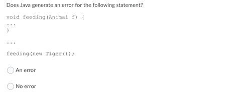 Solved Class Hierarchies The Following Questions Use The Chegg Com
