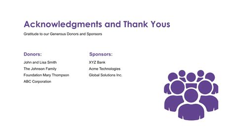 Free Nonprofit Organization Post Event Results Presentation Template To