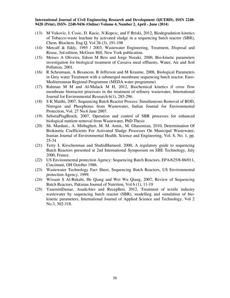 Determination Of Bio Kinetic Parameters Pdf