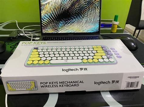 Logitech Pop Keys Wireless Mechanical Keyboard Computers Tech Parts Accessories Computer