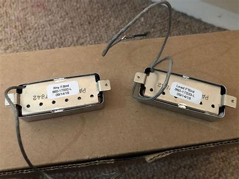 Gibson Firebird Pickups Set Chrome Reverb