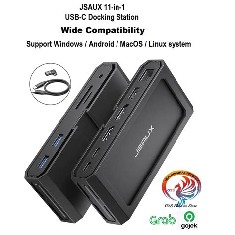 Jual Jsaux In Multi Function Usb C Docking Station For Steam Deck Pc Shopee Indonesia