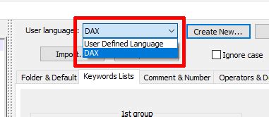 Solved Dax Syntax Highlighting In Notepad Microsoft Fabric Community