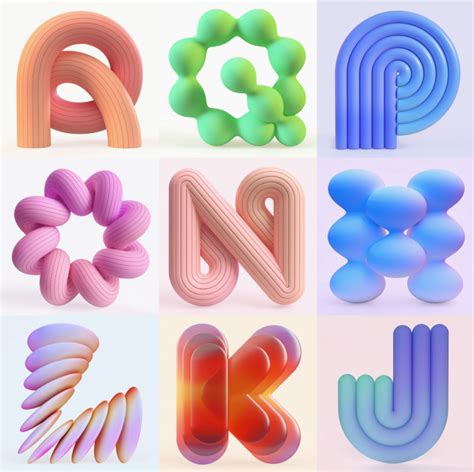 3d Typography Trend Brings Together Type And Digital Artistry Design