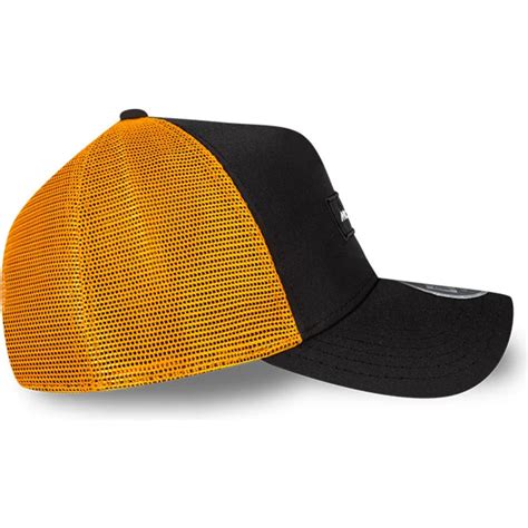 Casquette Trucker Noire Et Orange 9forty A Frame Patch Front Mclaren