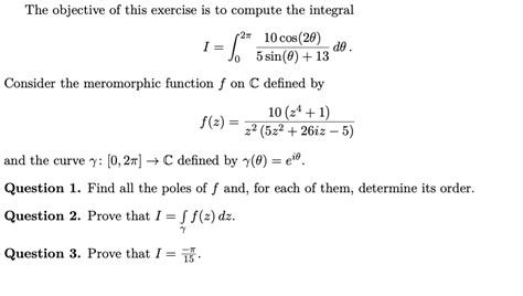 Solved The Objective Of This Exercise Is To Compute The Chegg