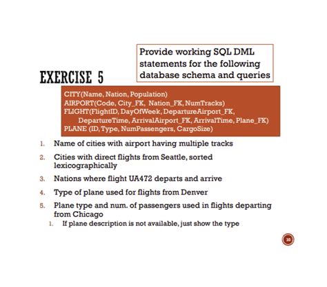 Solved A Single Dml Sql Files With All Queries Clearly Named