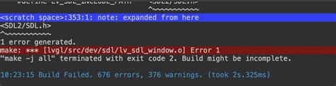 problem in building simulator demo get started lvgl forum