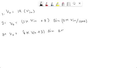 solved problem 12 1 assume the input voltage vin is a sinusoidal