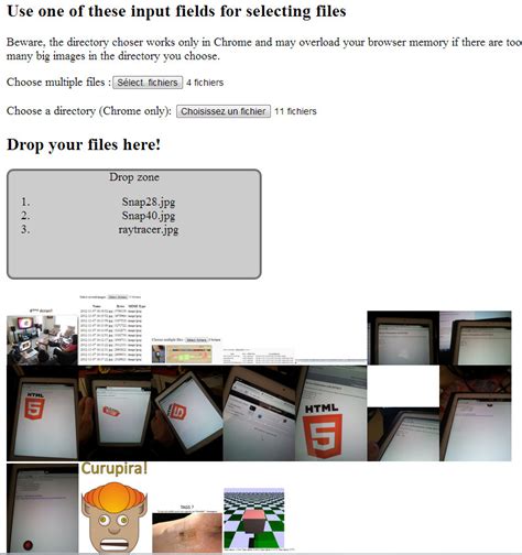 Mixing Drag And Drop And Input Type File Html Game