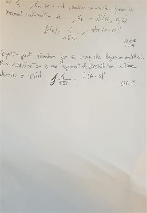 Edit Compute A Point Estimation For Theta Using The Chegg