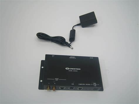 Crestron Cen Idoc Ipod Interface Module With Power Supply Good Condition Max Marine Electronics