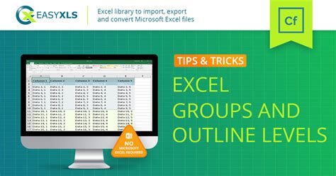 Group Rows And Columns In Excel Sheet In Coldfusion Easyxls Guide