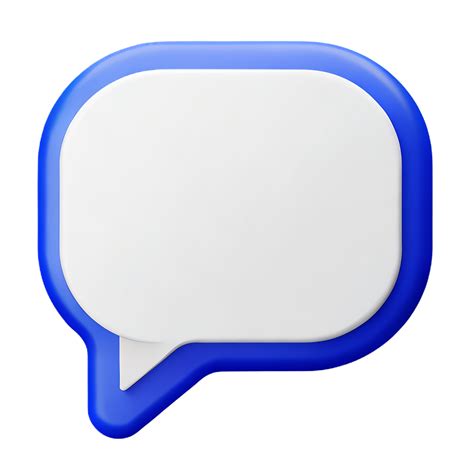 Chat Bubble 3d Rendering Icon Illustration 29188518 Png